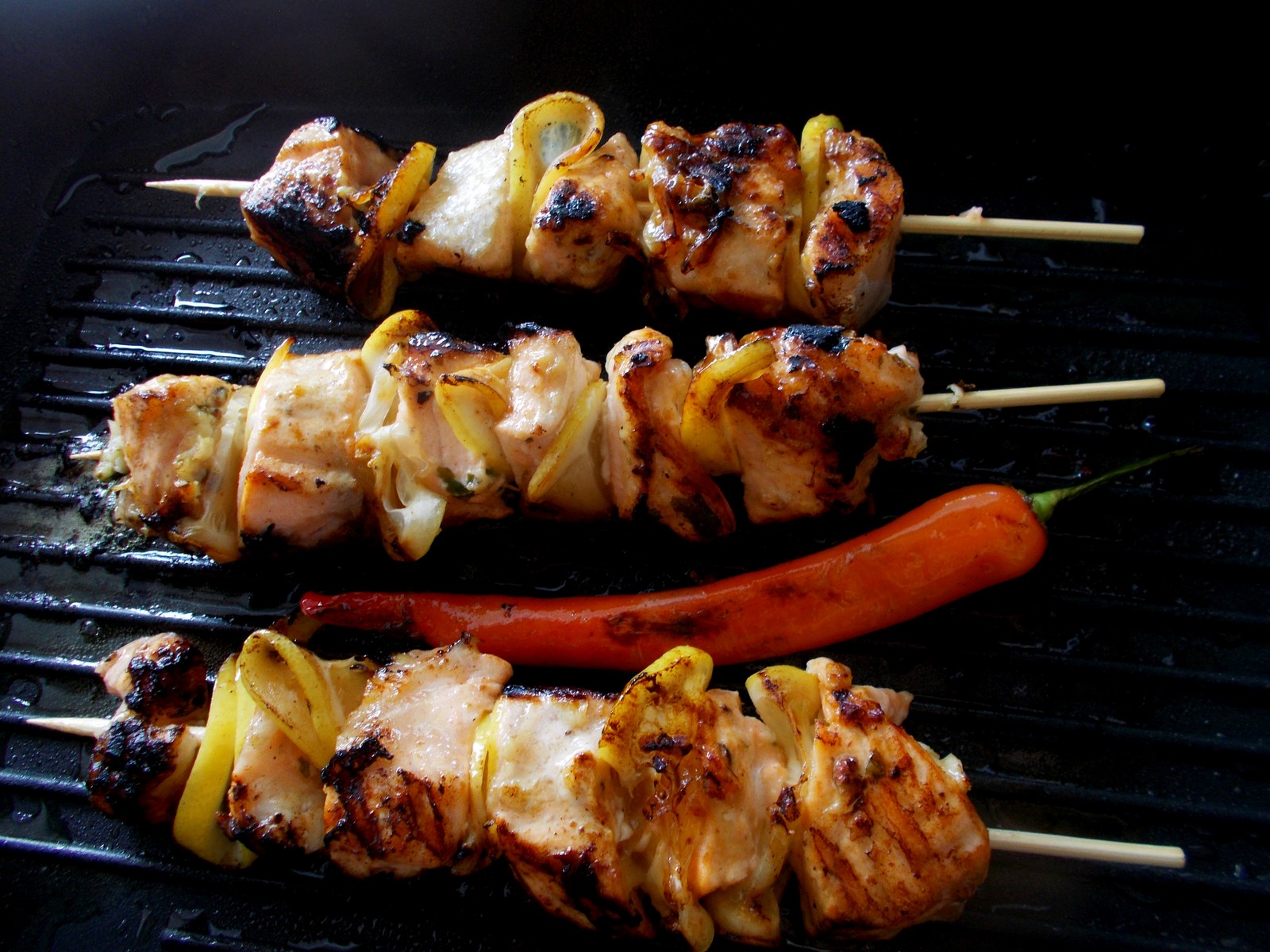 Σολομός σουβλάκι | Food Collection